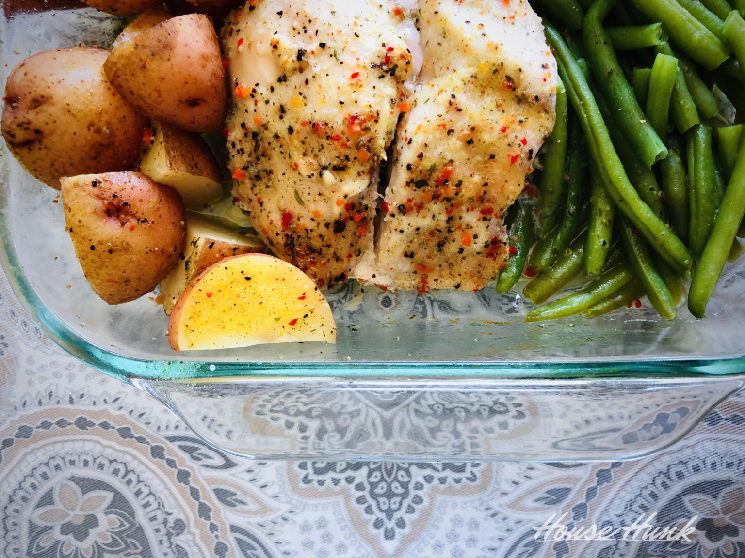 Sheet Pan Italian Seasoned Chicken and Vegetables - House Hunk