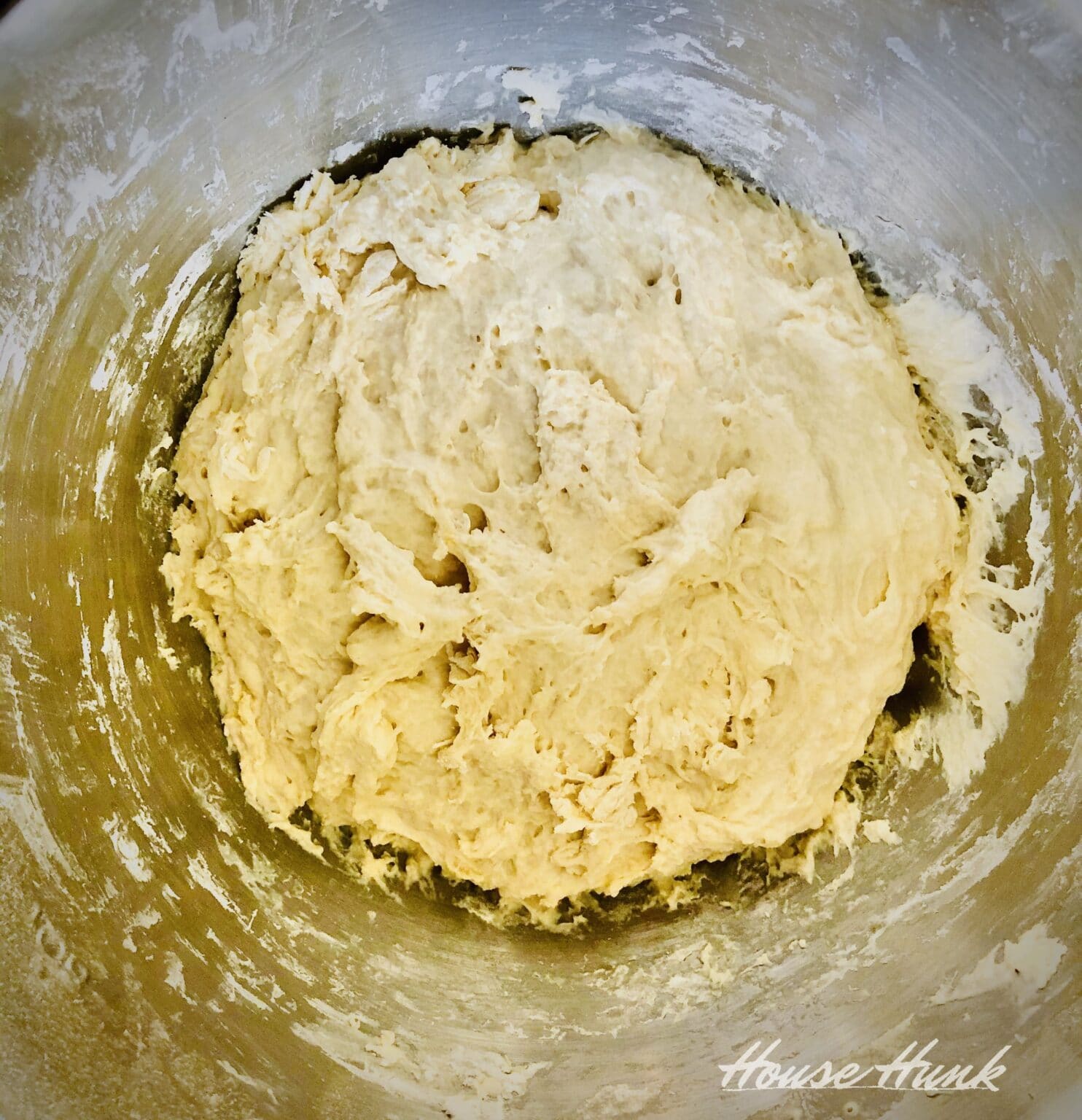 Dump and Stir Pizza Dough - House Hunk