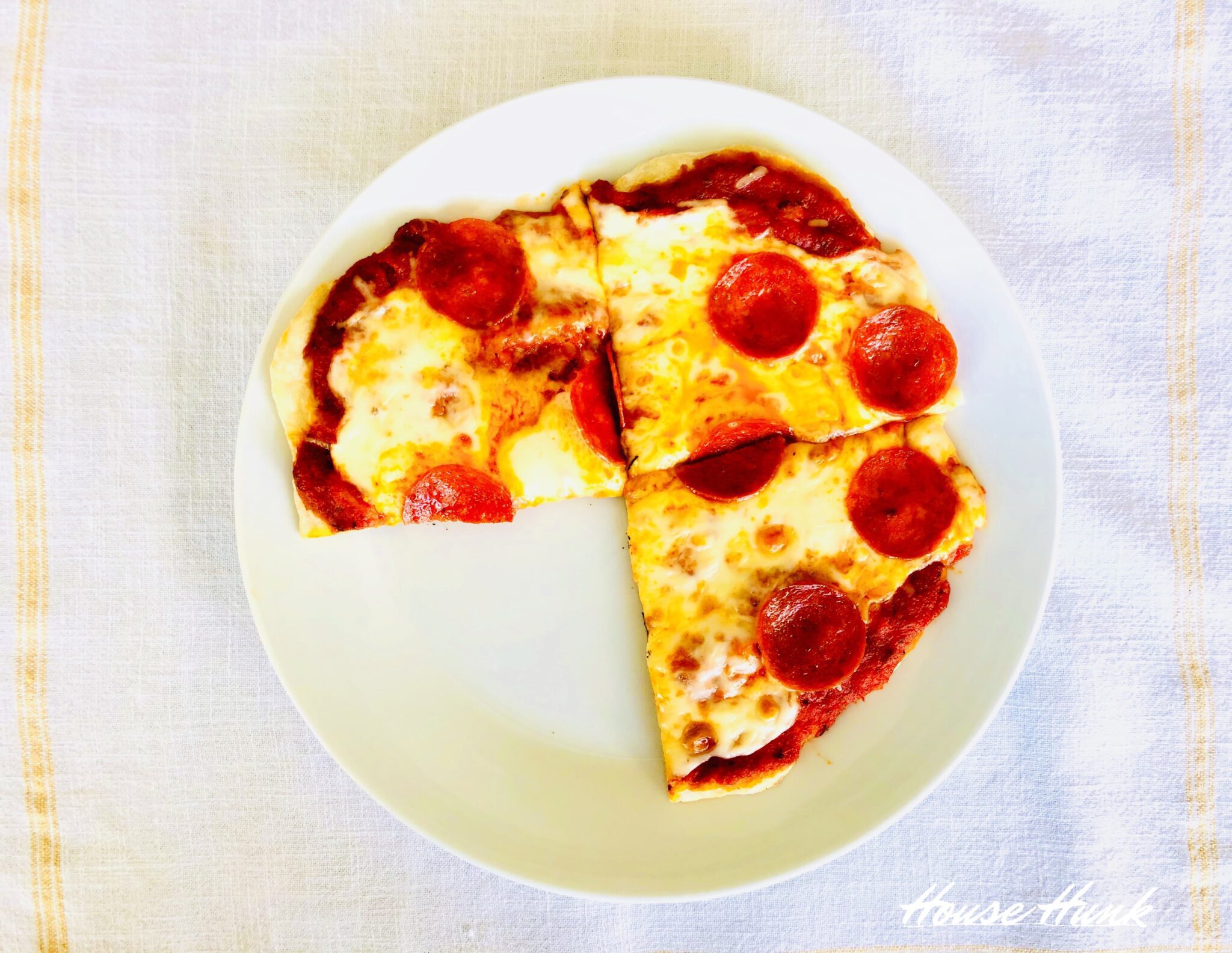 Dump and Stir Pizza Dough - House Hunk