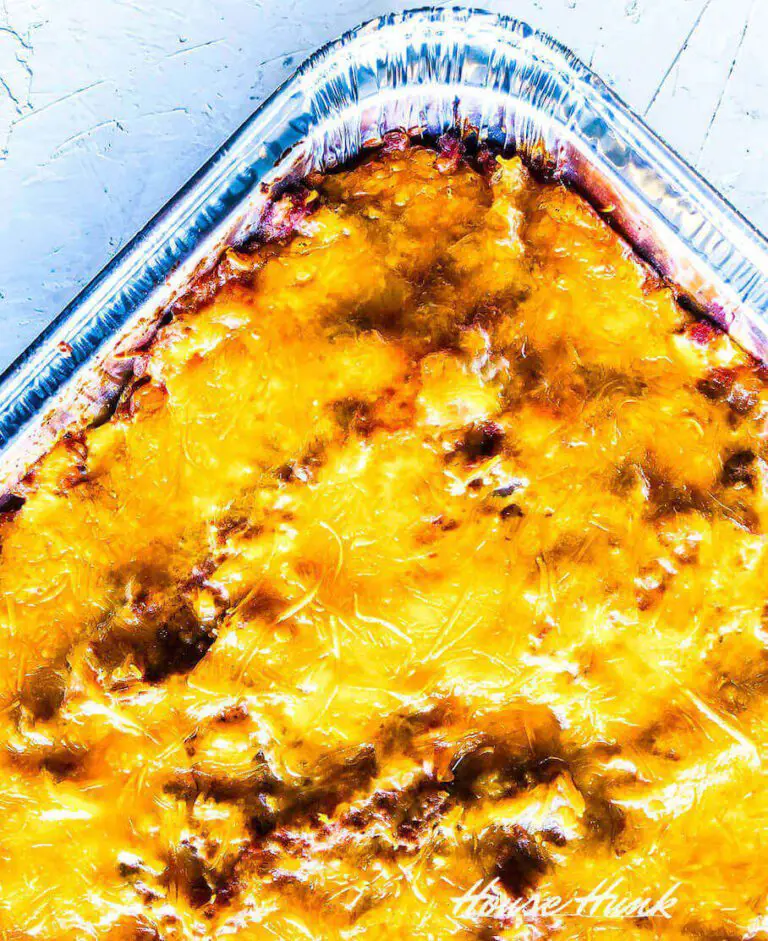 Bacon Cheeseburger Ravioli Lasagna - House Hunk