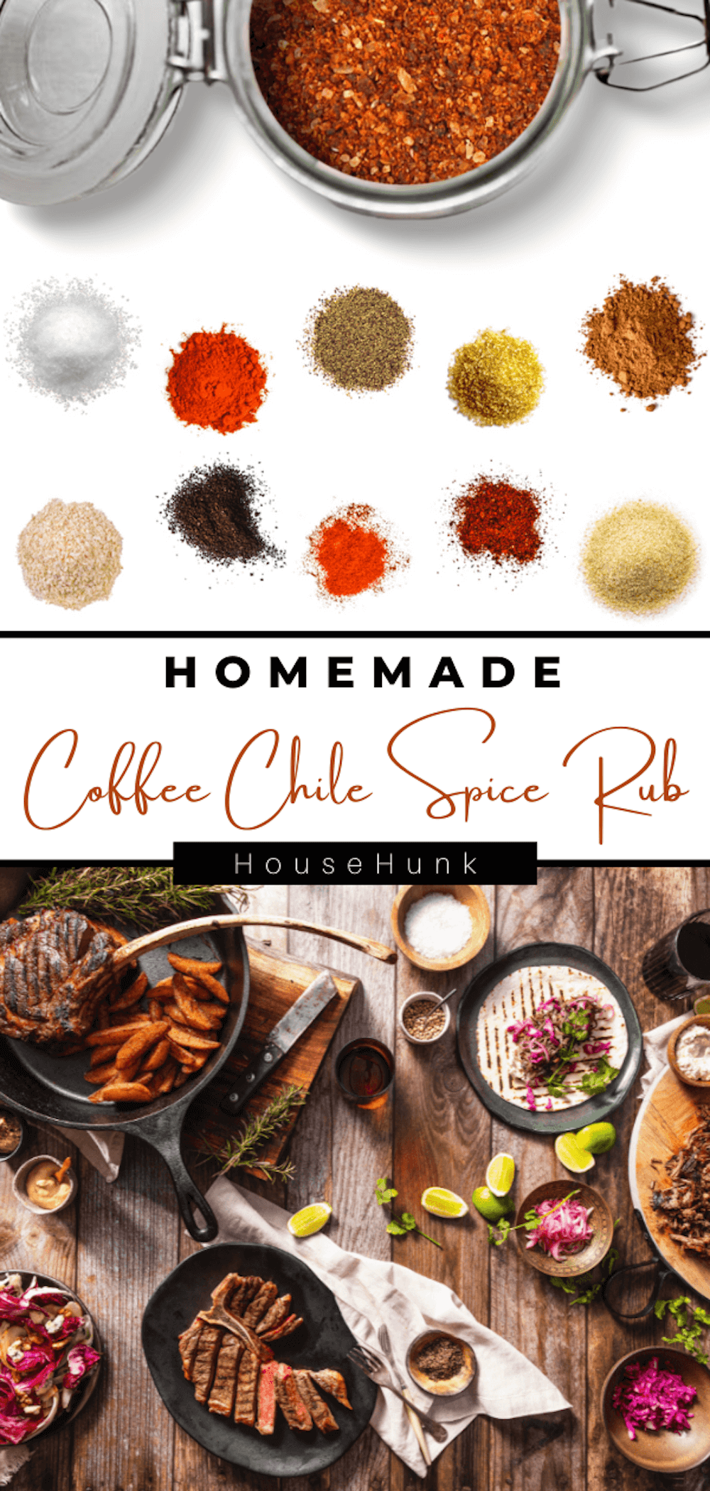 Homemade Coffee Chile Spice Rub - House Hunk