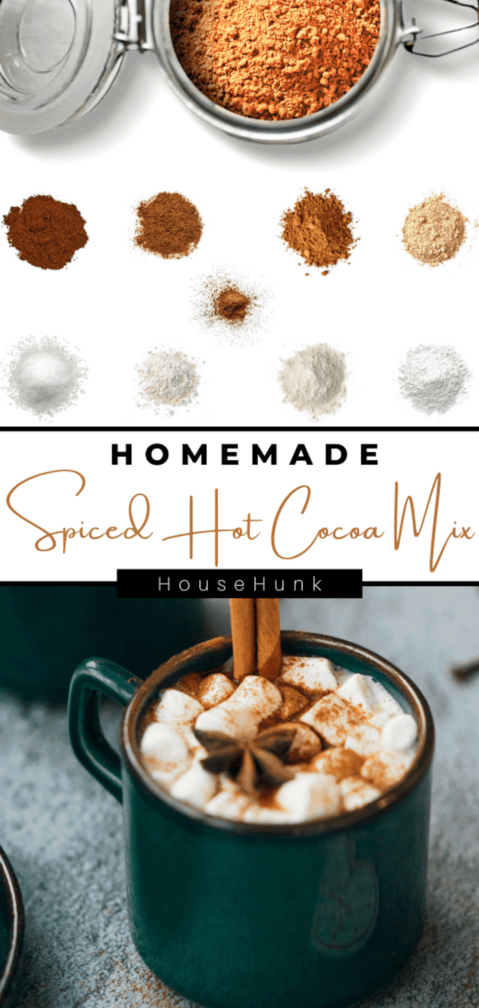 Homemade Spiced Cocoa Mix - House Hunk