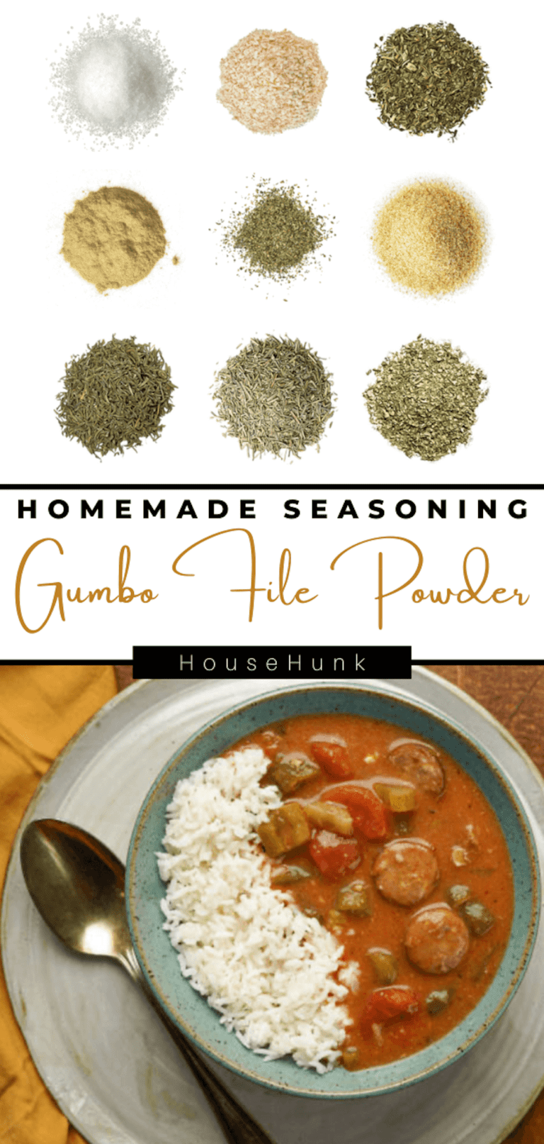 Homemade Gumbo File Powder Recipe - House Hunk