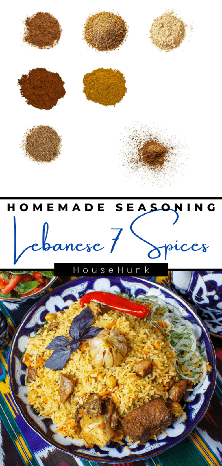 Homemade Lebanese 7 Spices Seasoning - House Hunk