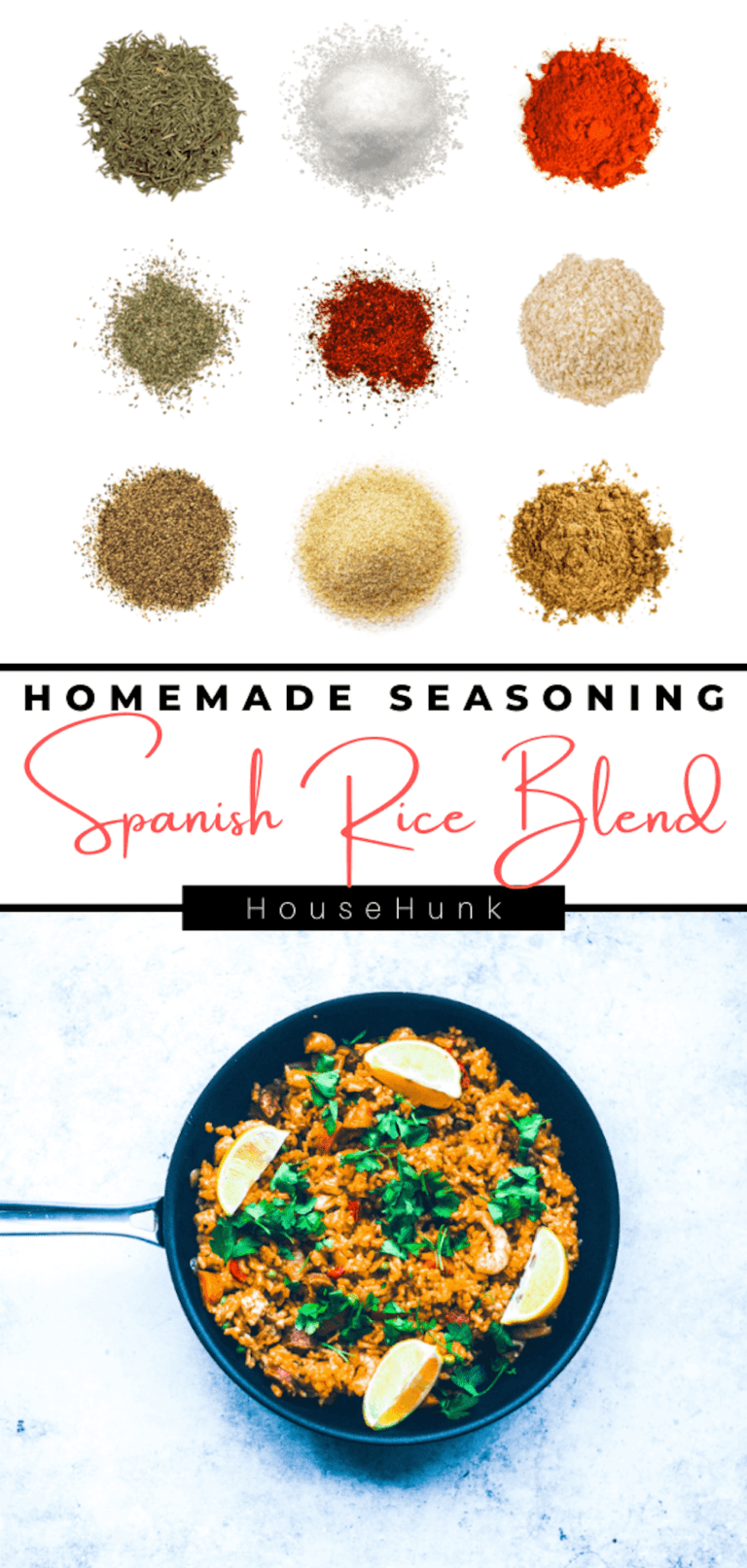 Homemade Spanish Rice Seasoning Blend - House Hunk