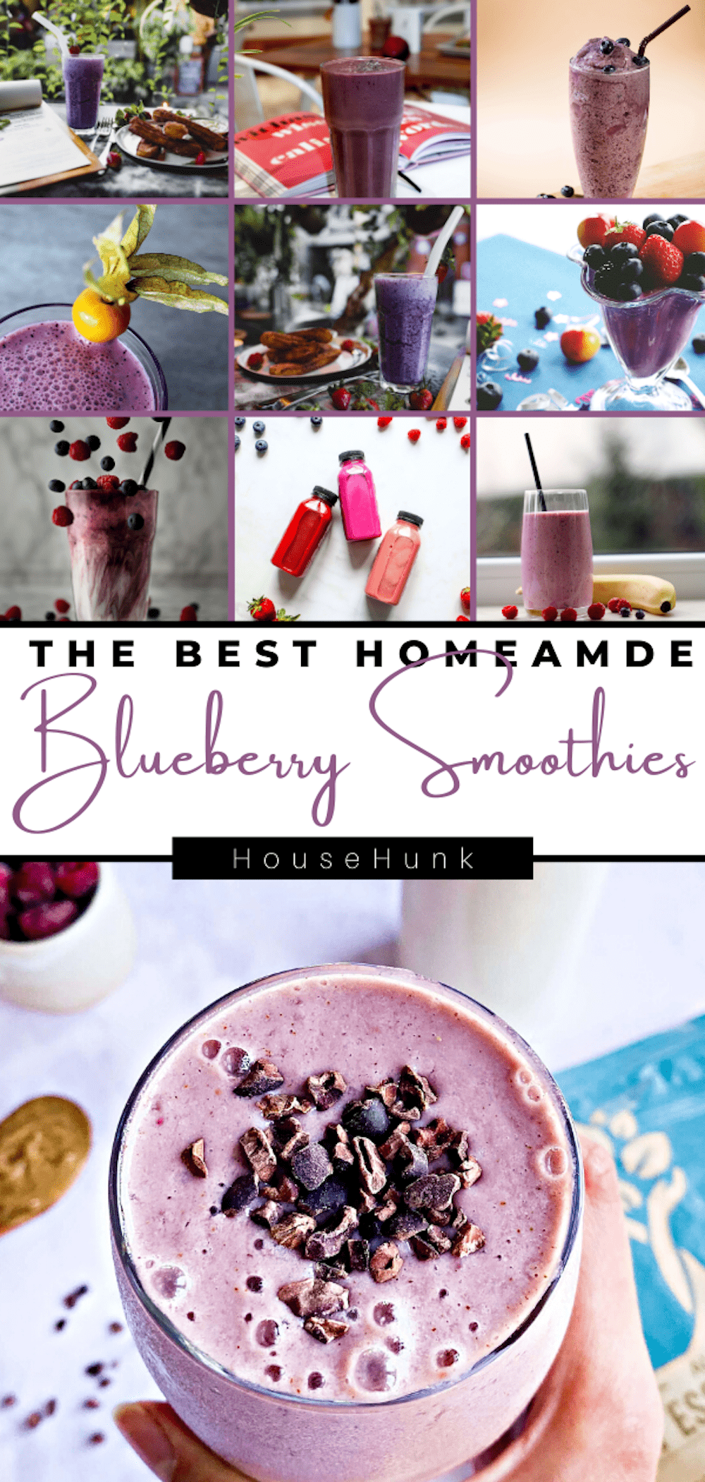 Blueberry Smoothies That Will Energize Your Day - House Hunk