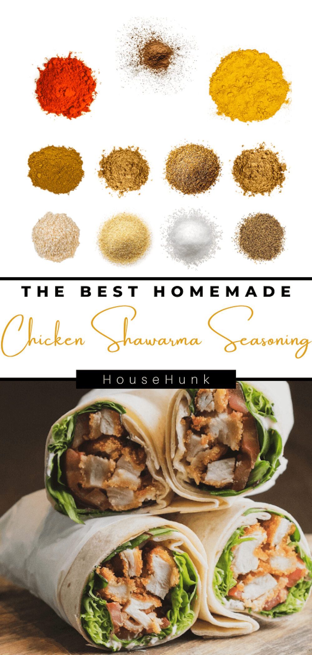 Homemade Chicken Shawarma Seasoning - House Hunk