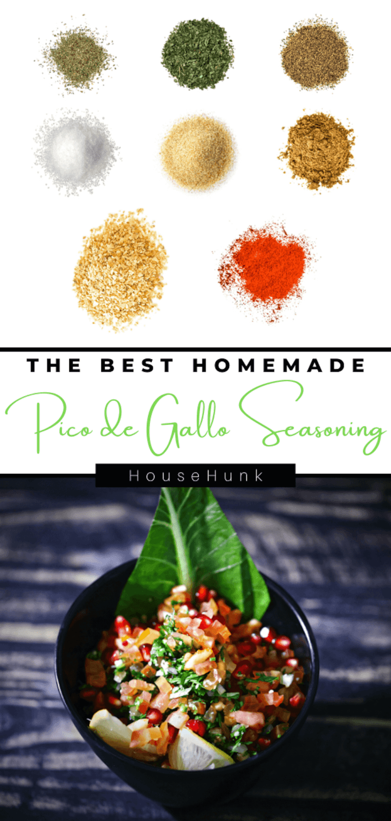 Homemade Pico de Gallo Seasoning - House Hunk