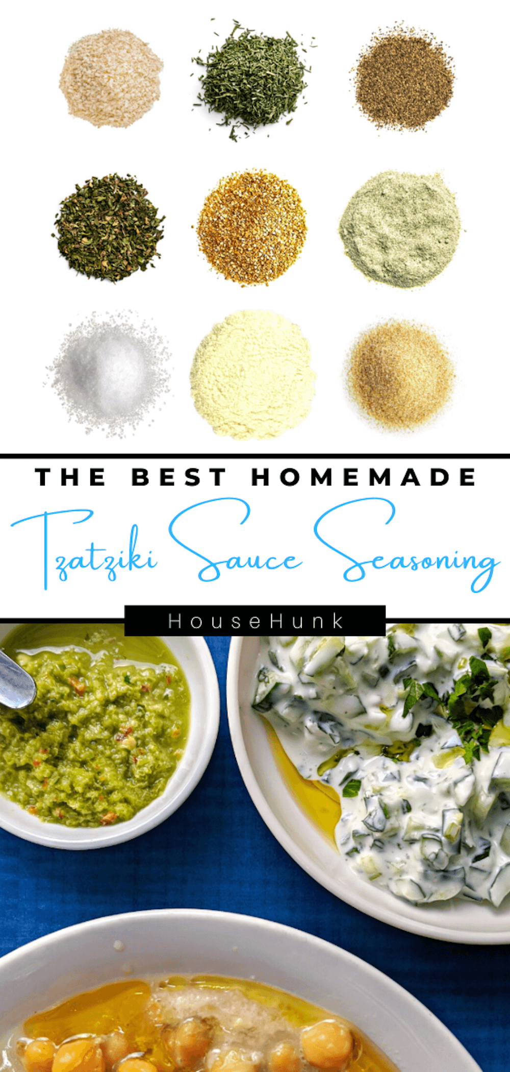 Homemade Tzatziki Sauce Seasoning - House Hunk