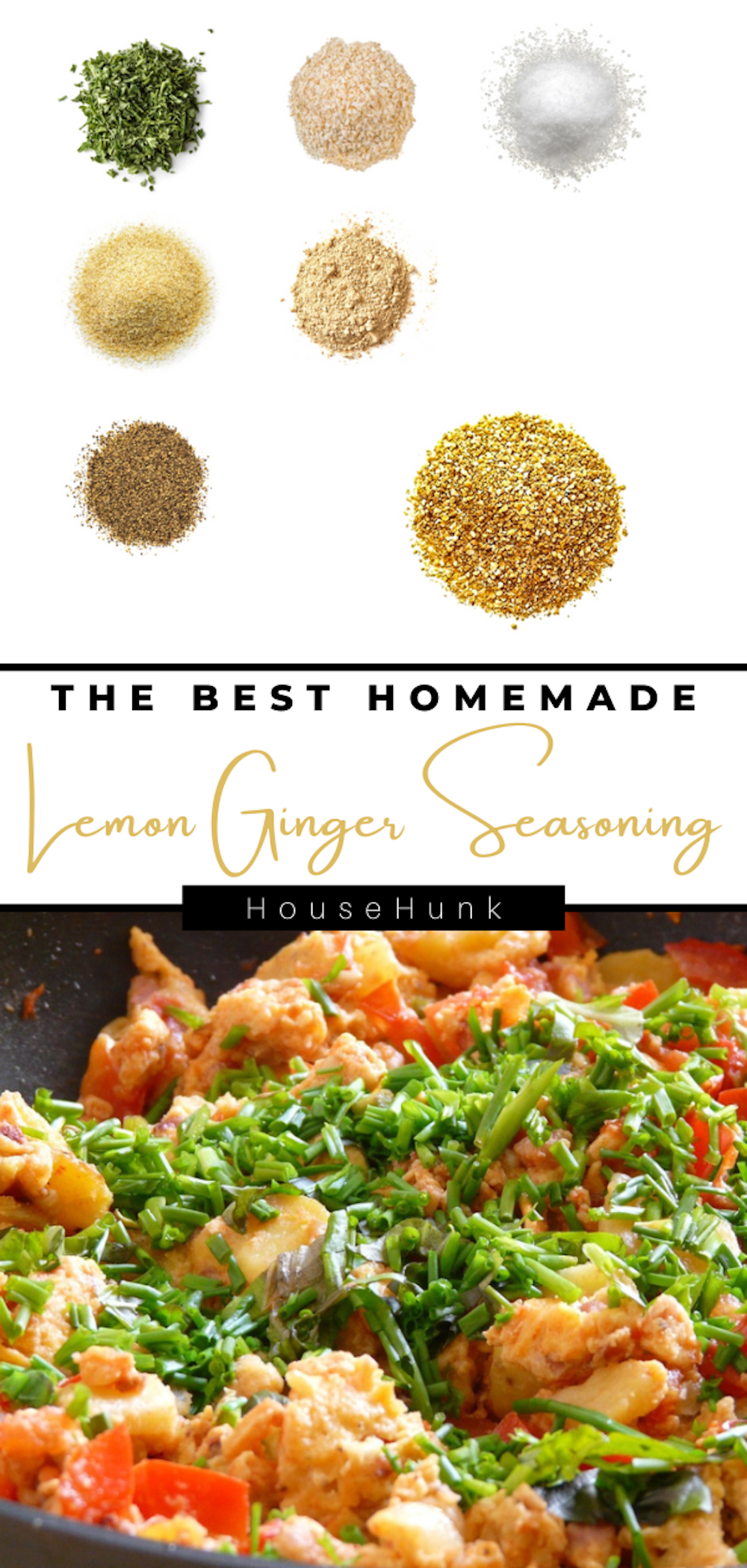 Homemade Lemon Ginger Seasoning - House Hunk