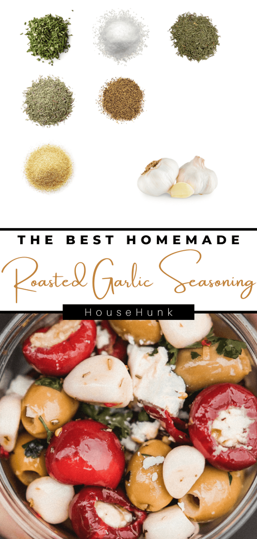 Homemade Roasted Garlic Seasoning - House Hunk