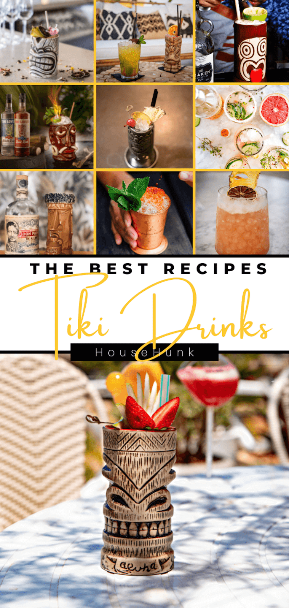 20 Tropical Tiki Drinks: Sail into Flavor Paradise! - House Hunk