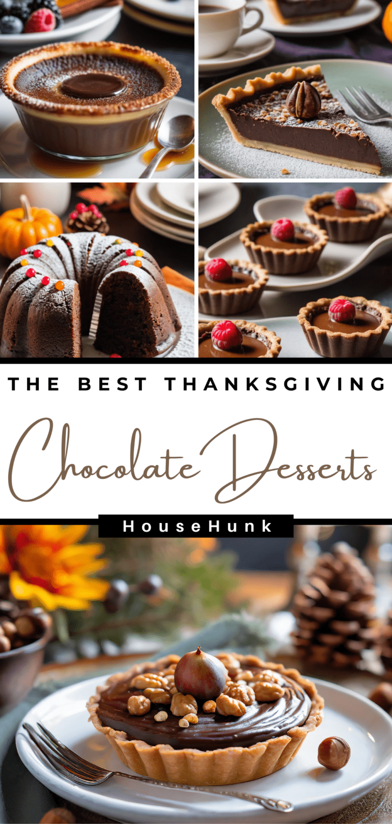 21 Easy and Impressive Chocolate Desserts for Thanksgiving - House Hunk