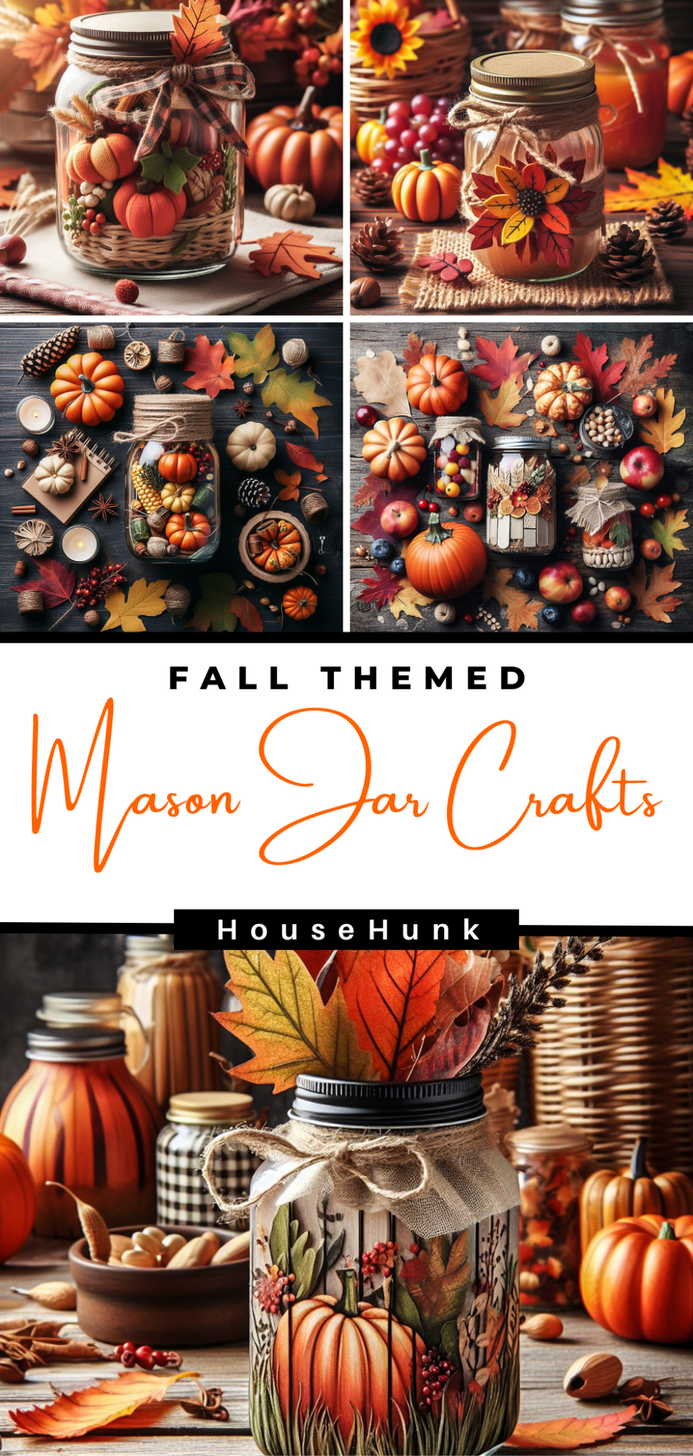 29 Festive Fall Mason Jar Crafts - House Hunk