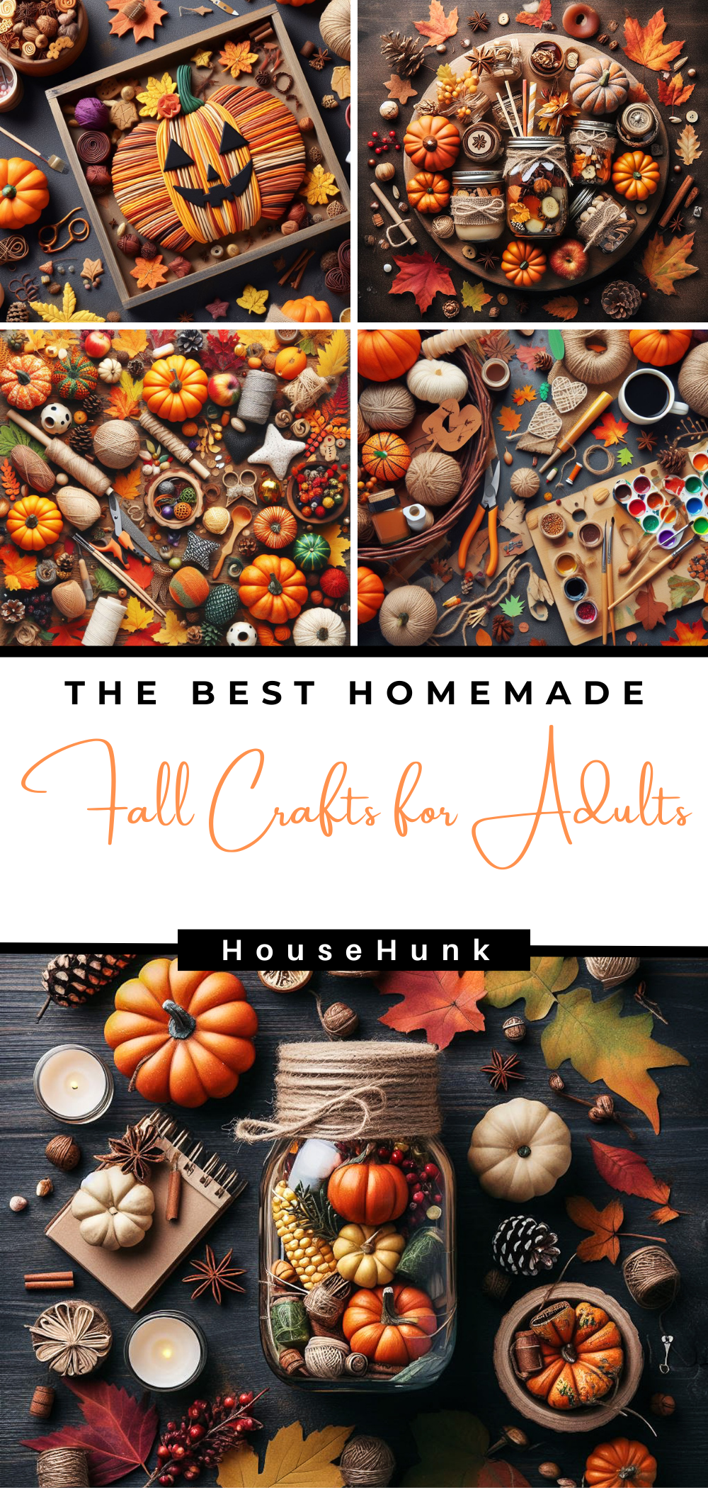27 Creative and Simple Fall Crafts for Adults - House Hunk