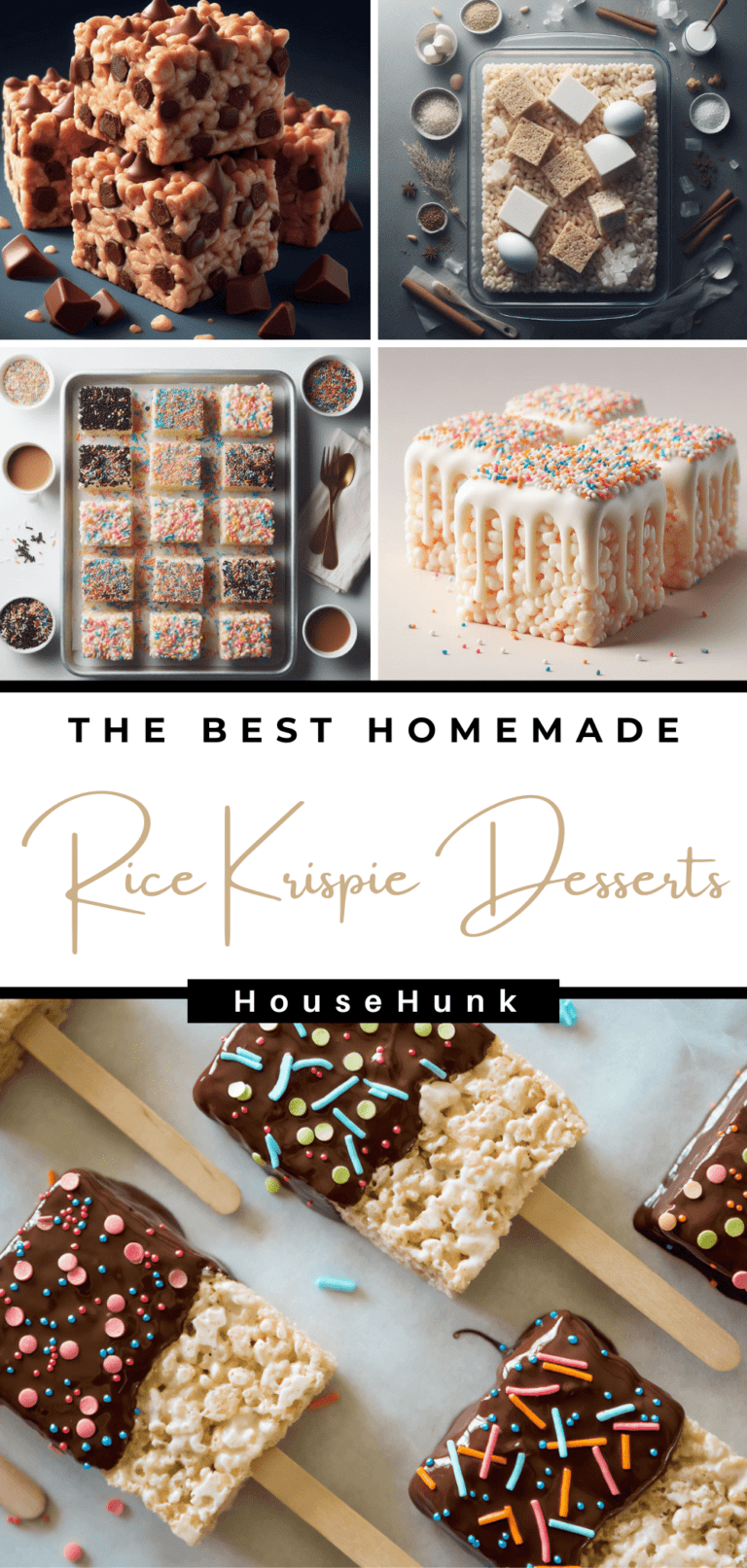 28 Rice Krispie Desserts That Will Blow Your Mind - House Hunk