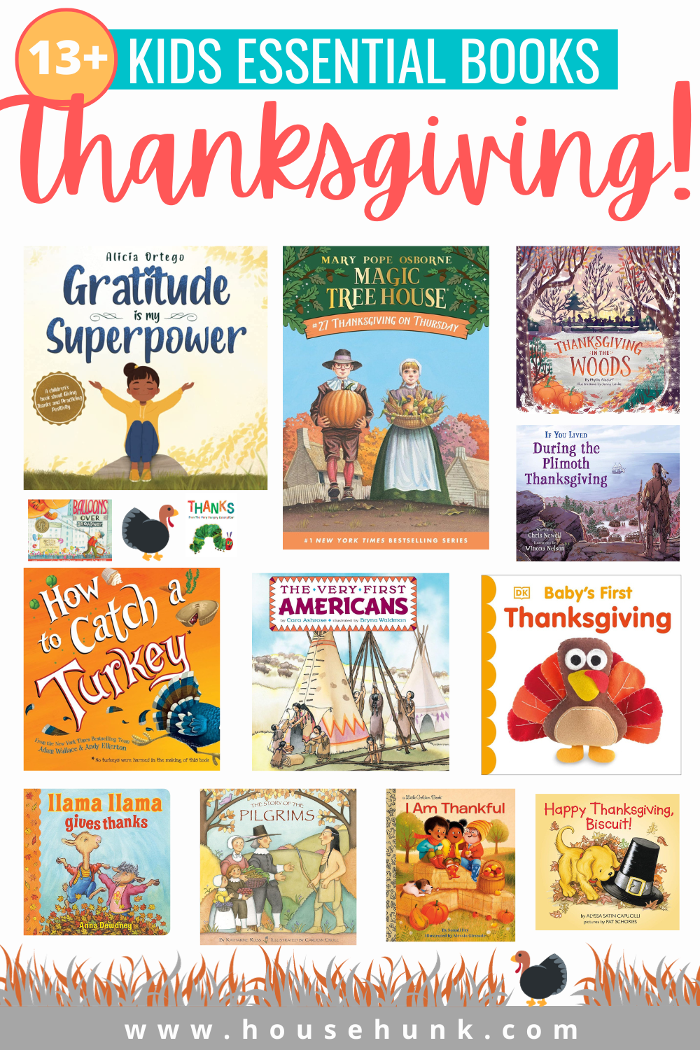 13 Thanksgiving Books for Kids That Celebrate Gratitude - House Hunk