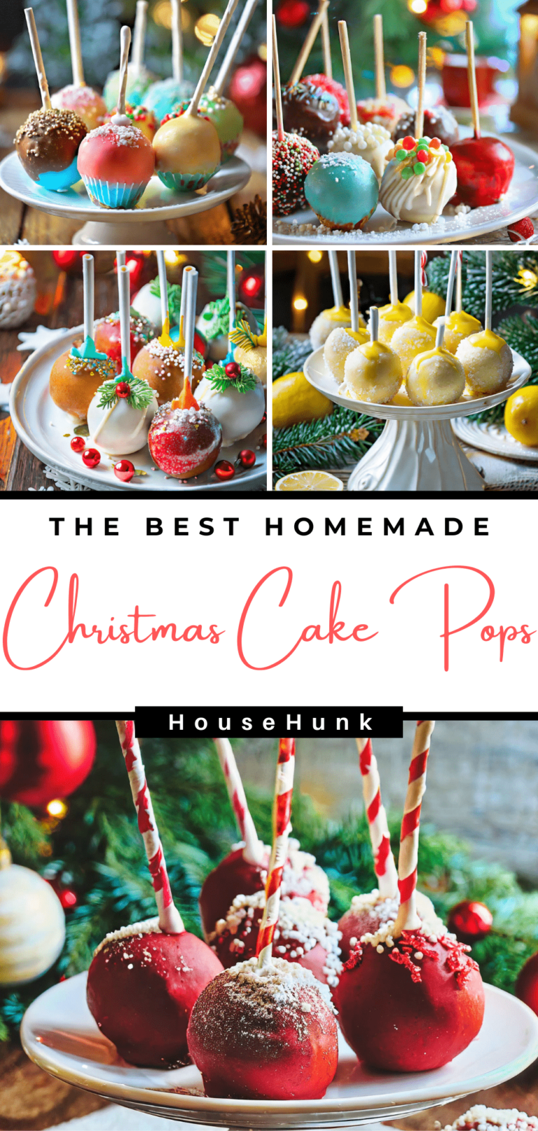23 Flavorful Christmas Cake Pops - House Hunk