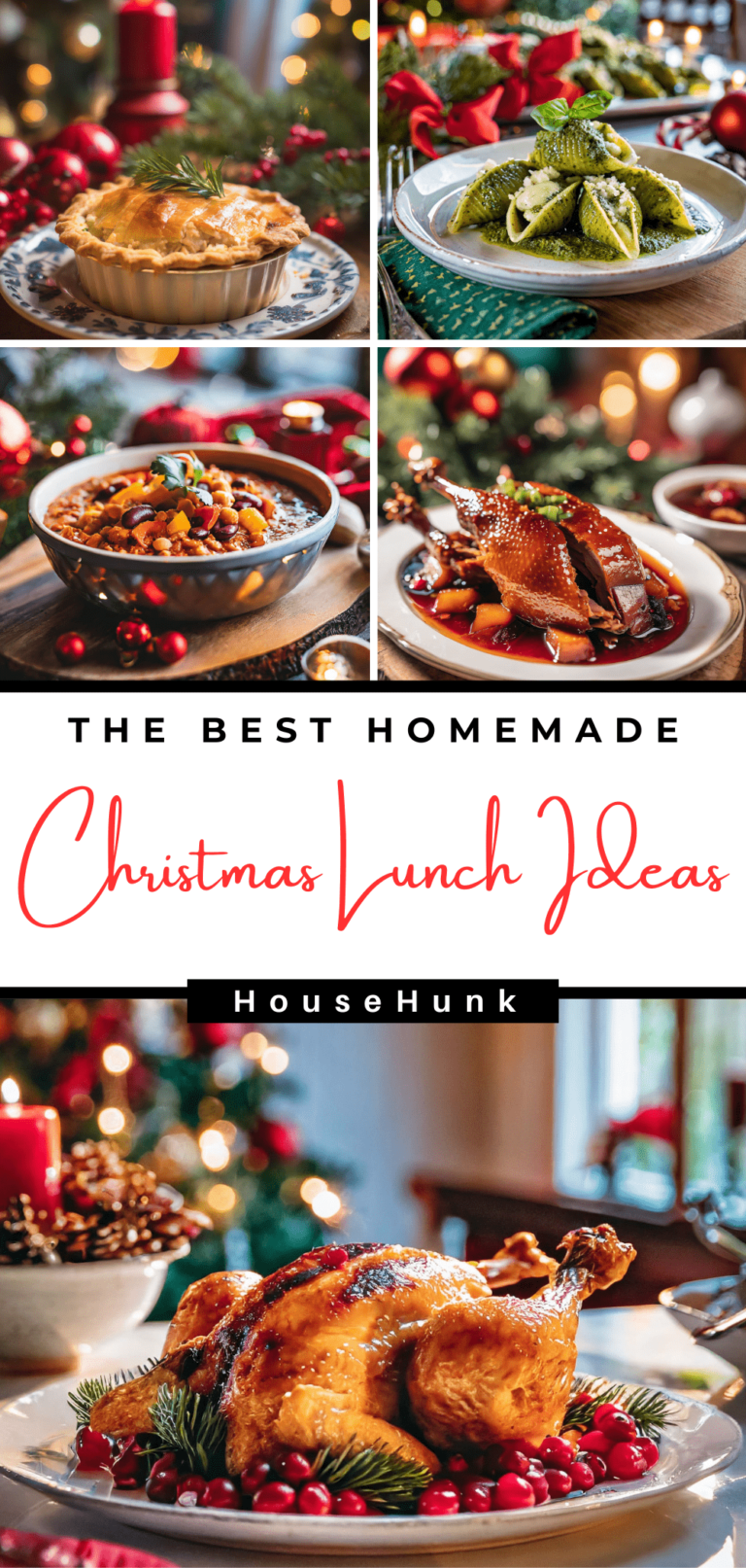 26 Delightful Christmas Lunch Ideas - House Hunk