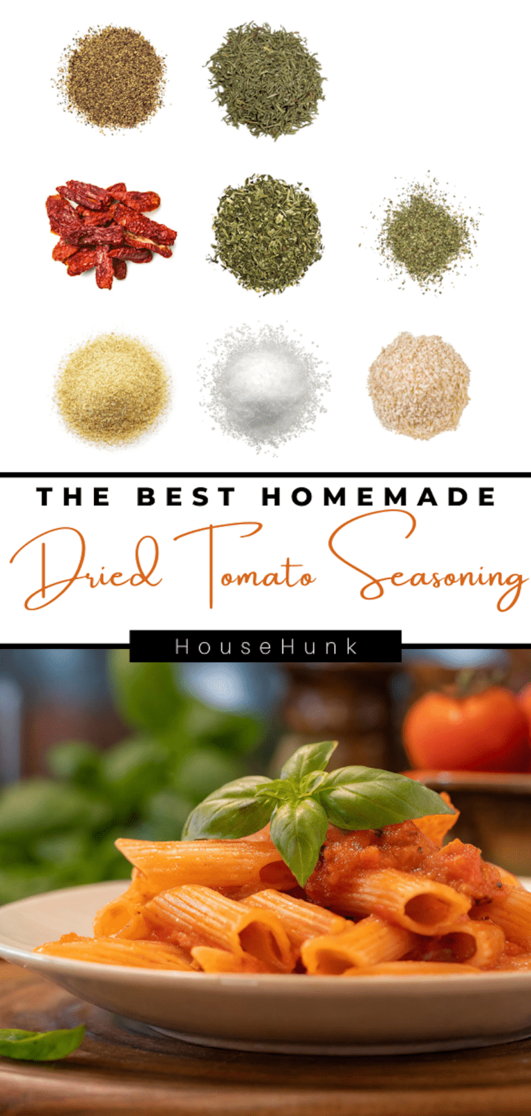 Homemade Dried Tomato Seasoning - House Hunk