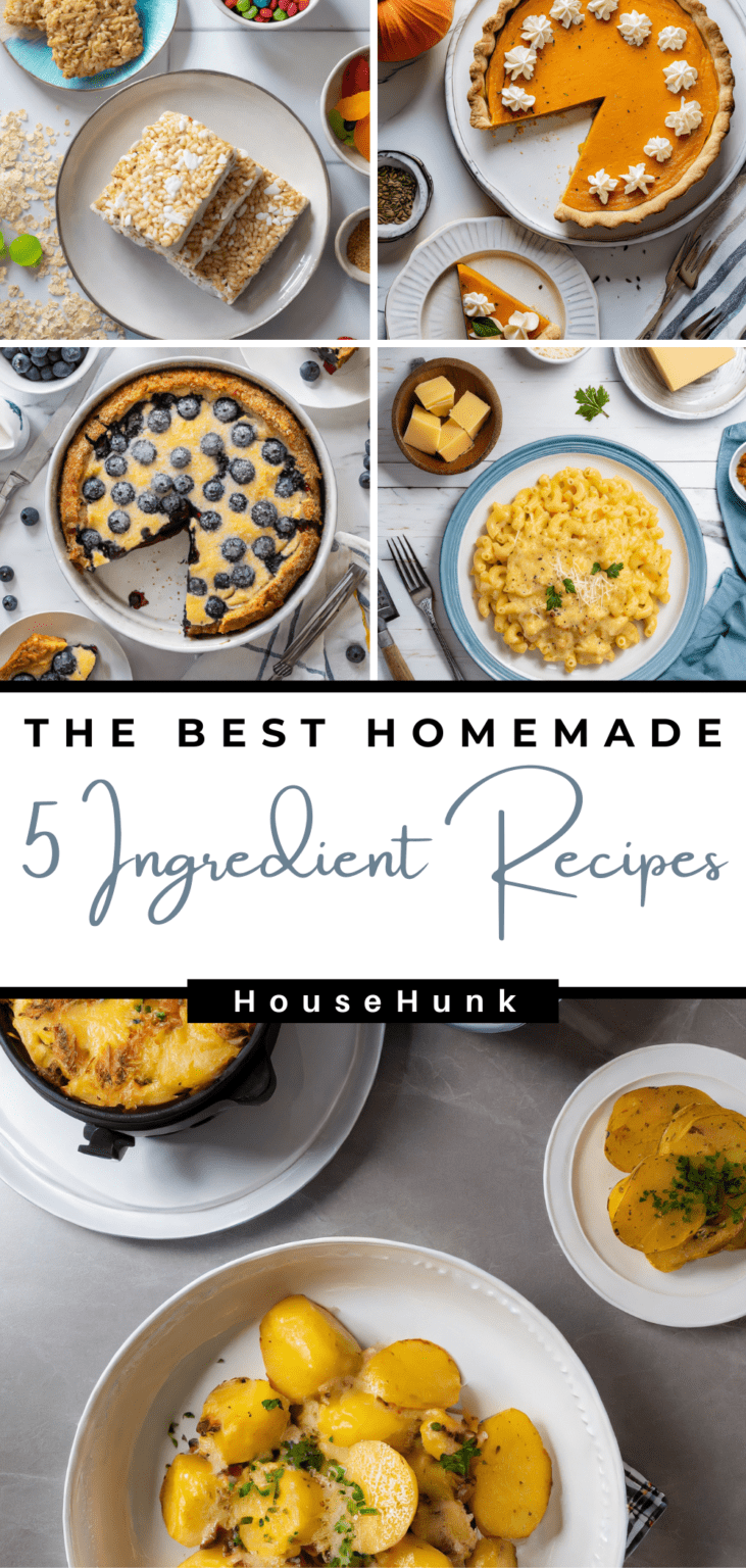 5 Ingredient Recipes for Easy Meals - House Hunk
