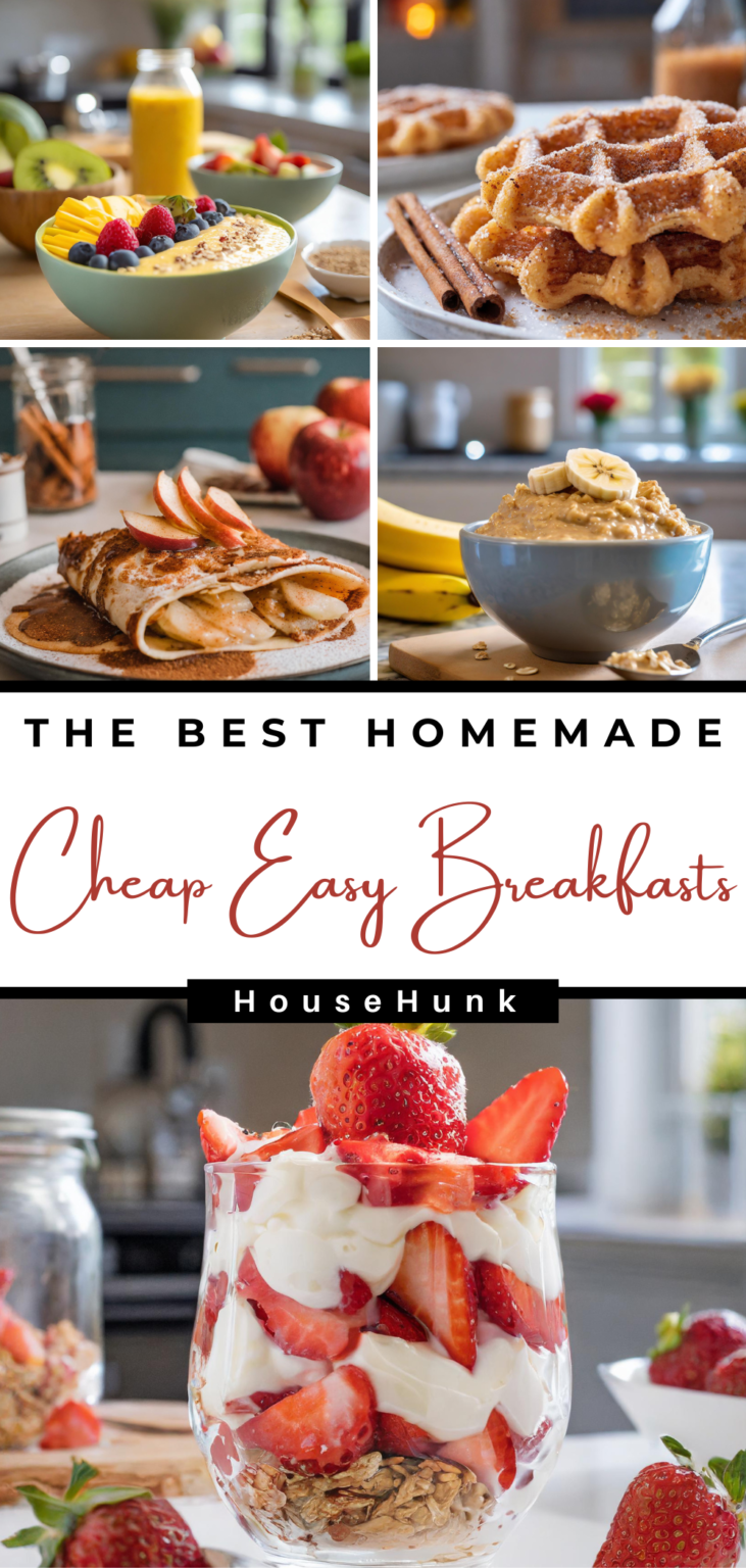 22 Cheap and Easy Breakfast Recipes That Save Time and Money - House Hunk